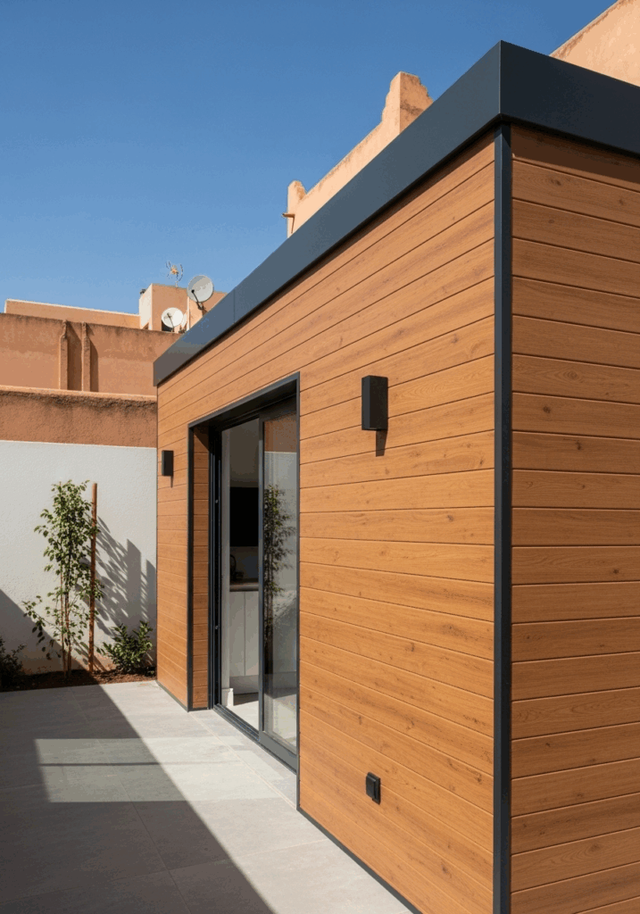 Bardage PVC extérieur : une solution design et durable au Maroc ...